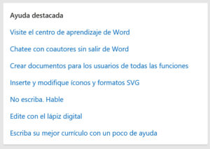 Ayuda de Ms Word – Buscar Tutorial